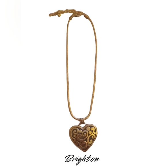 Brighton | Jewelry | Brighton Contempo Collection Silver Scroll Heart ...